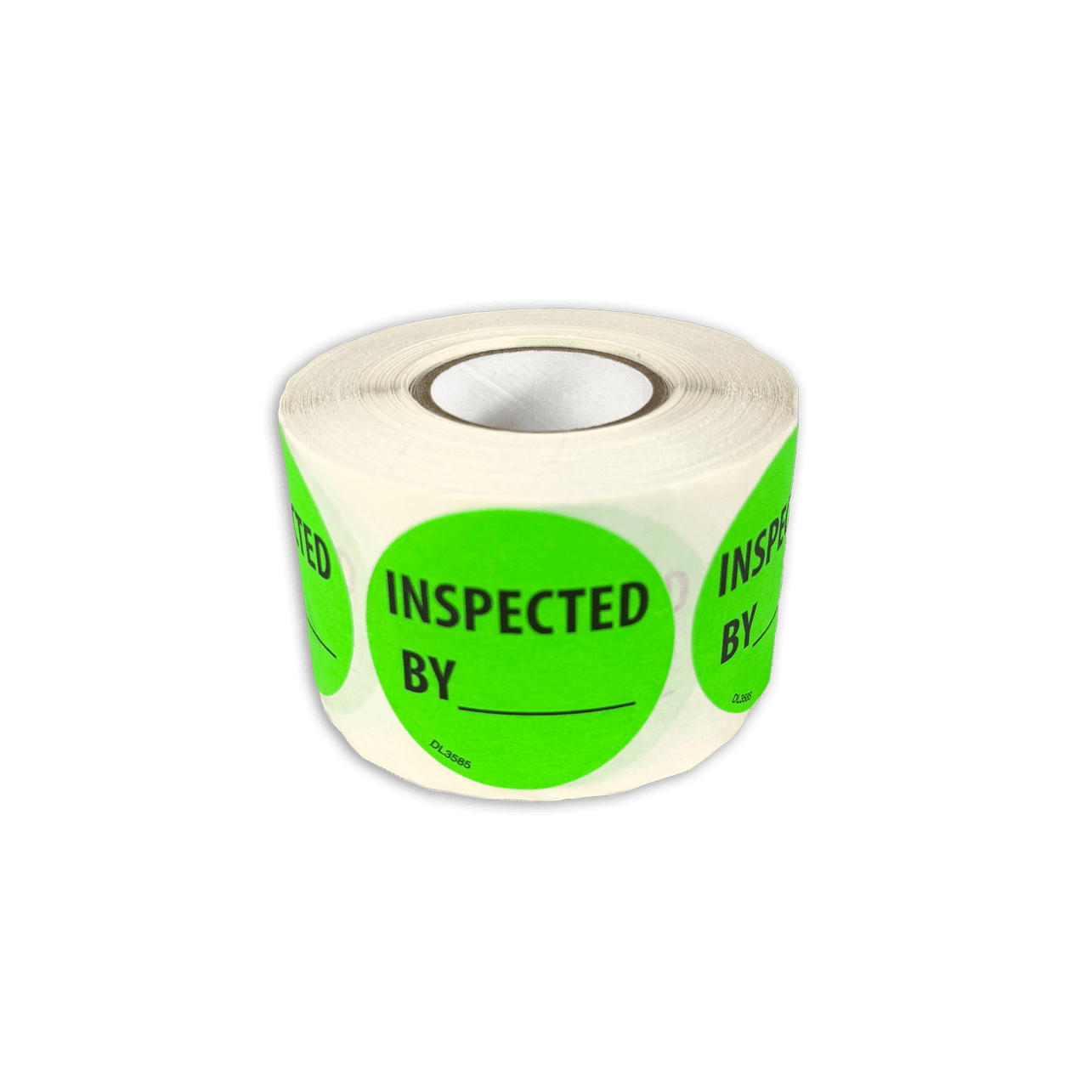2" INSPECTED BY CIRCLE INVENTORY LABEL - Ed Her Plastics